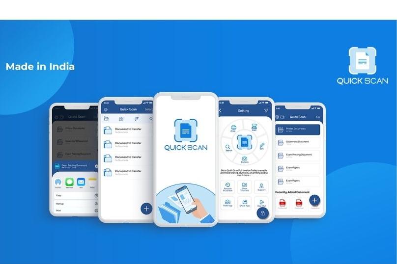 QuickScan App turns the Android Phone Into a Scanner