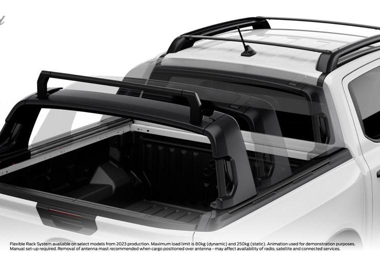 Unique flexible rack system revealed for next-generation Ford Ranger