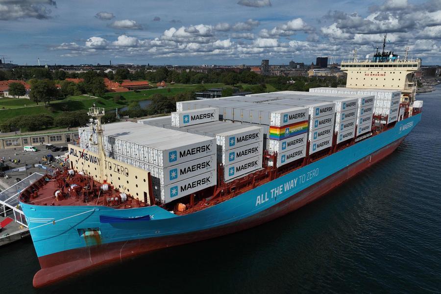 Maersk unveils world's first bio-methanol container ship