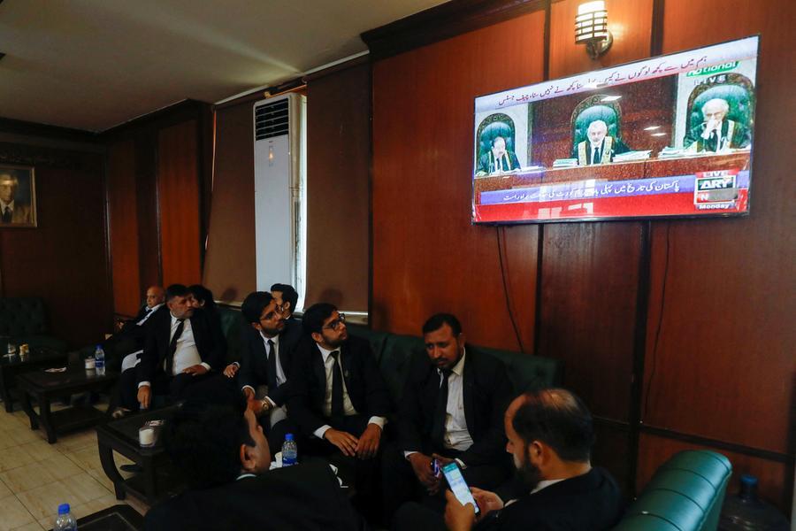 Pakistan's top court proceedings shown live on TV for first time