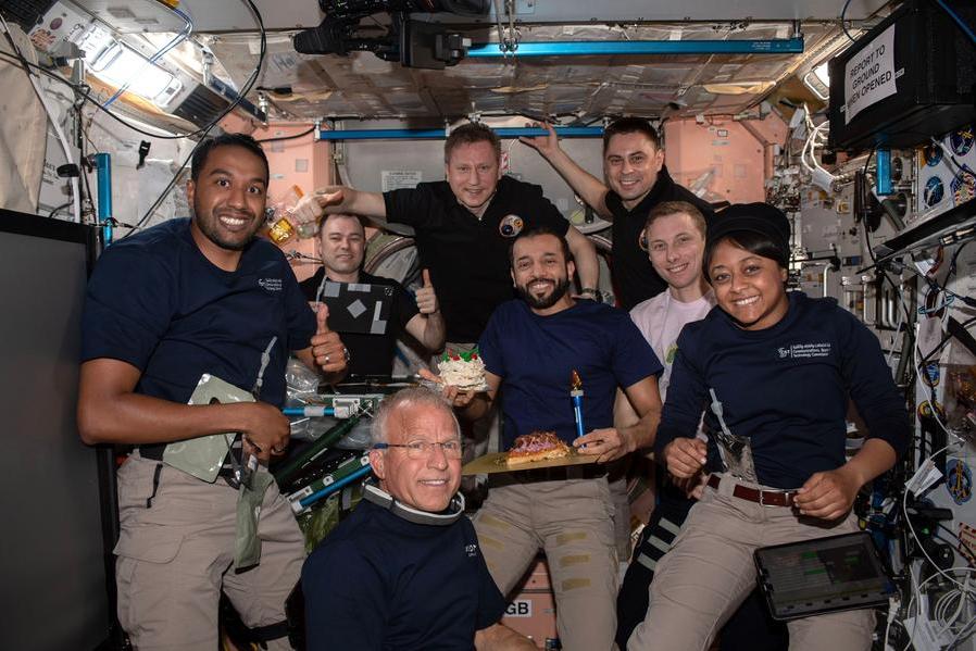 UAE astronaut celebrates 'gravity-defying' birthday in outer space