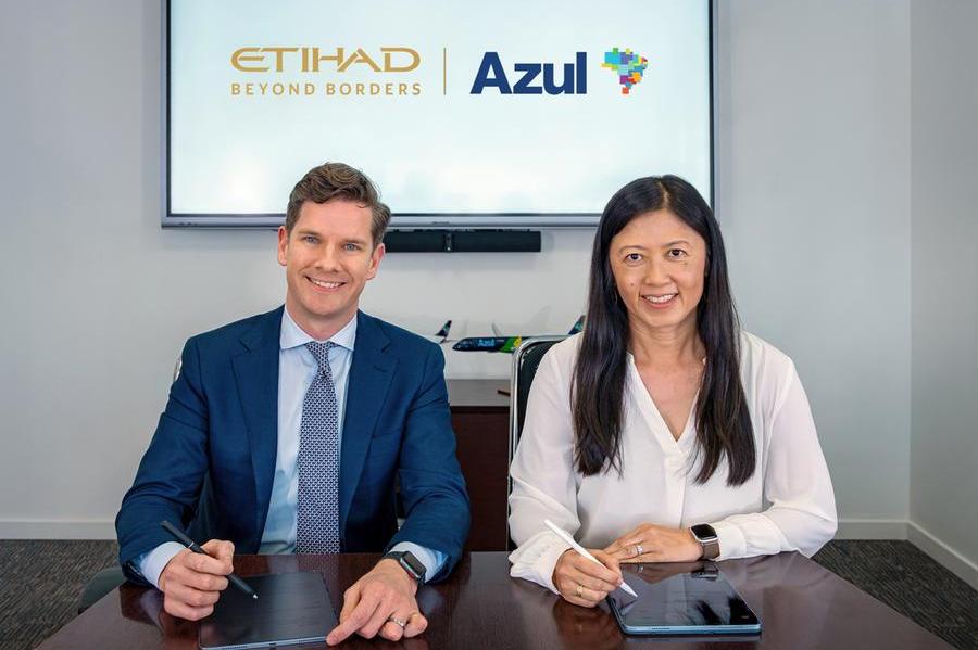 Etihad Airways and Azul Brazilian Airlines launch loyalty partnership