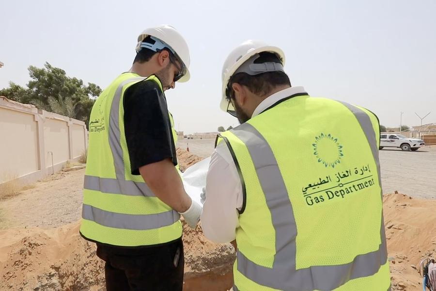 SEWA implements Al Dhaid natural gas network connection project
