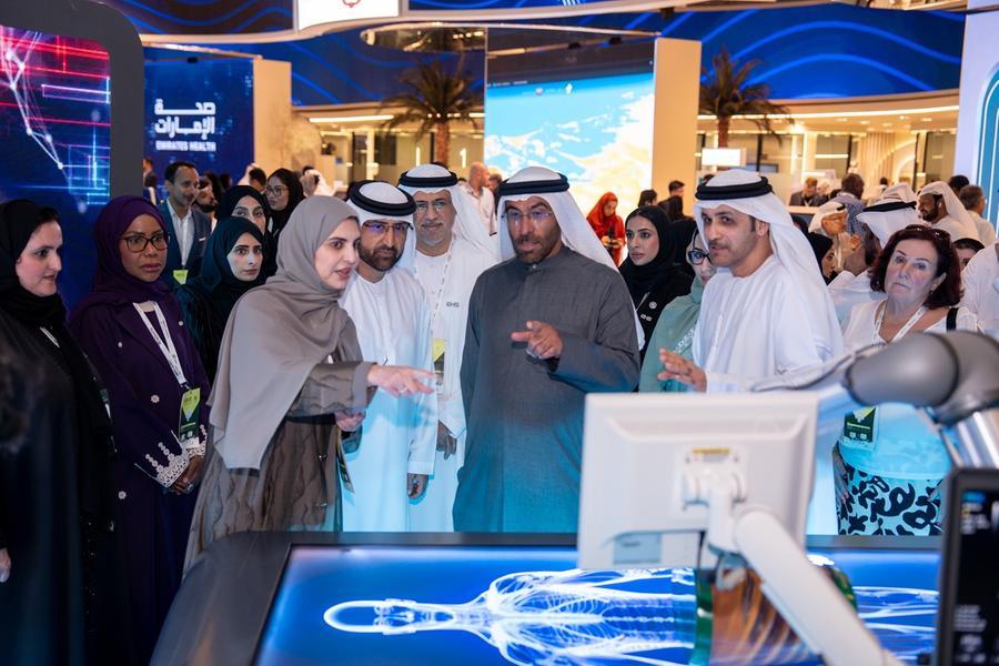 Minister of Health H.E. Ahmed Ali Al Sayegh visits EHS platform ...