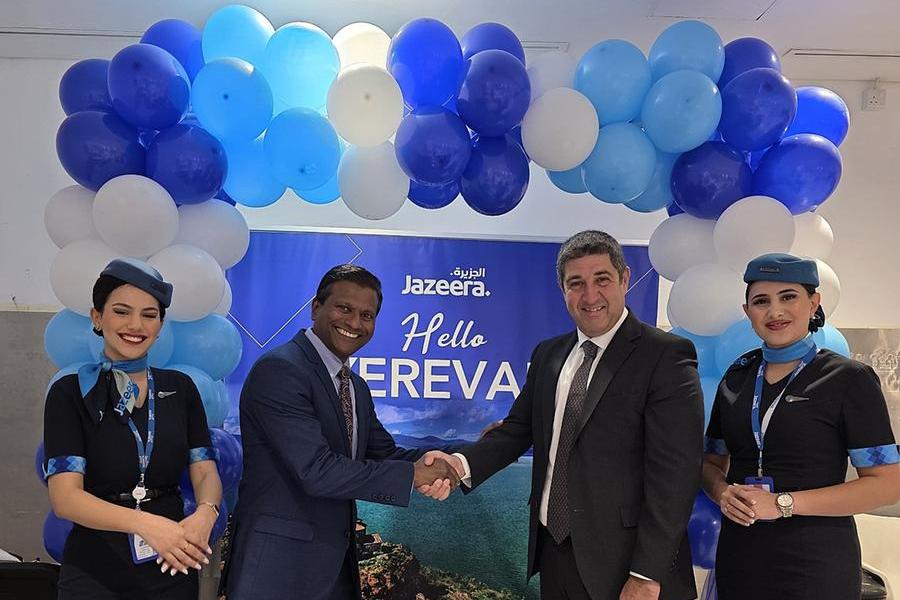 Jazeera Airways debuts first direct flight from Kuwait to Yerevan