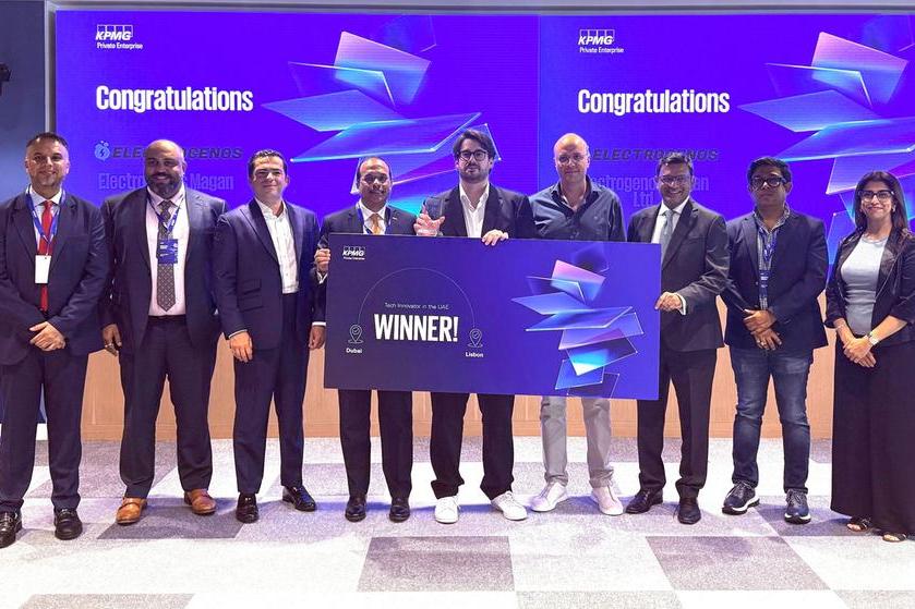 KPMG names Electrogenos UAE’s top tech Innovator 2025