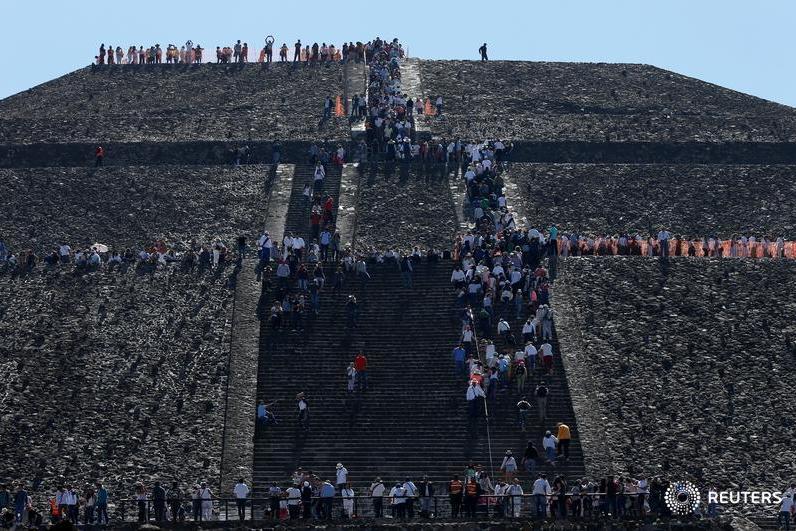 Archaeologists discover Aztec ball court in heart of Mexico City