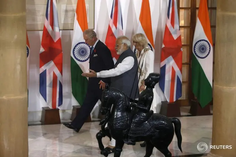 Prince Charles and Camilla meet Narendra Modi in India