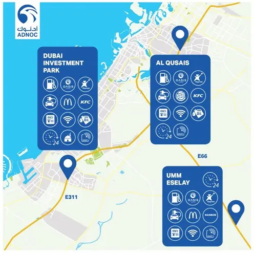 ADNOC Distribution celebrates first three stations in Dubai
