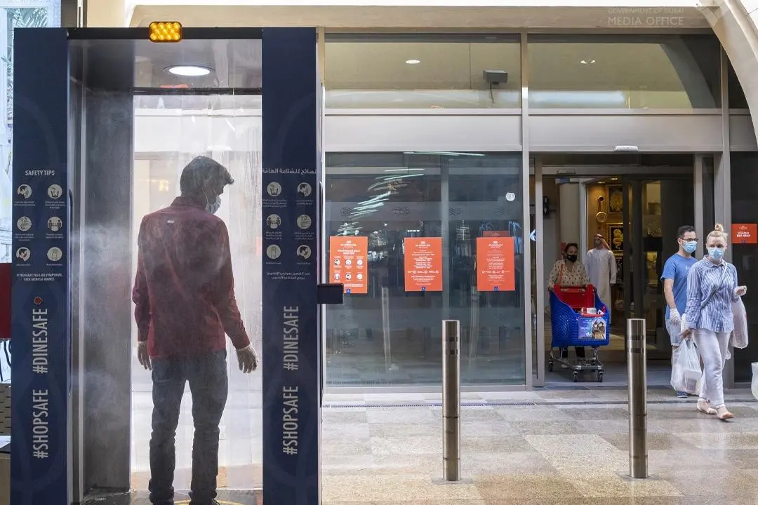 Combating coronavirus: UAE firm launches walk-through sanitising gate