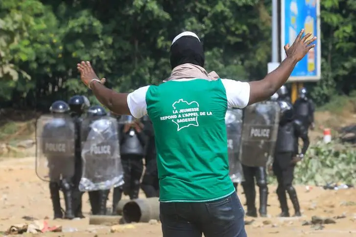 Ivory Coast protests against president's third term bid
