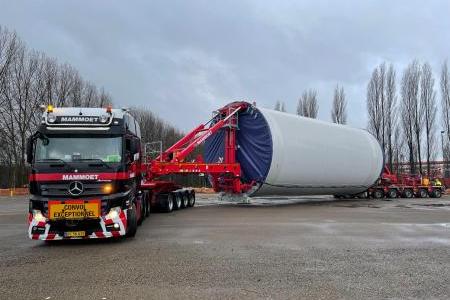 New clamps to transport larger tower sections with fewer route ...