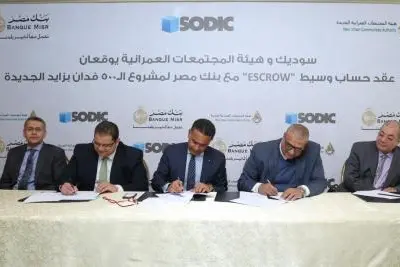 SODIC and NUCA sign Escrow Account Contract with Banque Misr for 500 ...