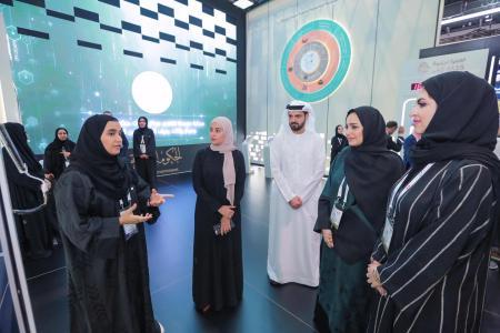 H.H Sheikh Khalid Bin Mohammed Bin Zayed and H.E Ohoud Al Roumi visit ...