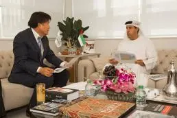 H.E. Ali Majed Al Mansoori hosts Korean airport delegation