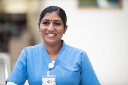 Field hospital nurse Ramya Radhakrishnan was proud to serve her adopted ...
