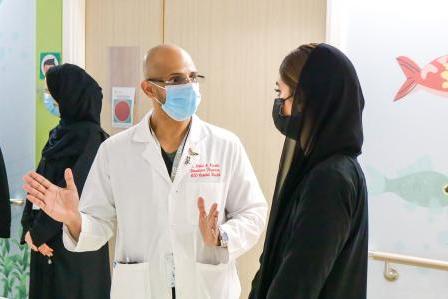 Salama bint Hazza visits patients at Specialized Rehabilitation ...