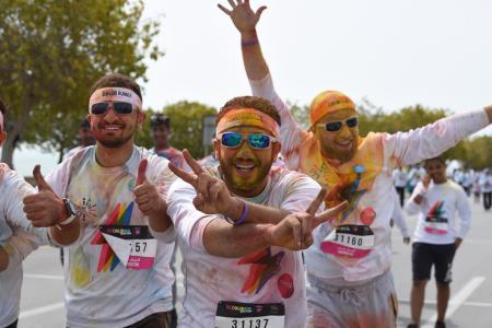 The color run presented by Sunsilk returns to Saudi bringing the fun to ...