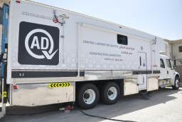 QCC Launches Mobile Testing Laboratory in Abu Dhabi