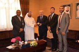 Al Owais meets with the Romanian Ambassador to the UAE