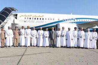 Acting CEO Abdulaziz Al-Raisi celebrates the inauguration of Oman Air's ...
