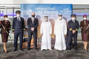 Etihad launches 65th destination with first flight to Vienna