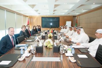 UAE Minister of State for Financial affairs HE Obaid Humaid Al Tayer ...