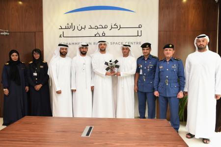 Dubai Customs delegation visits MBR Space Center