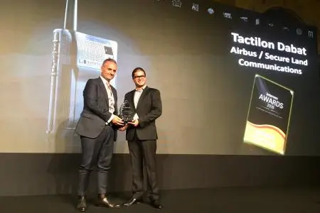 Airbus device Tactilon Dabat wins Intersec Award 2018